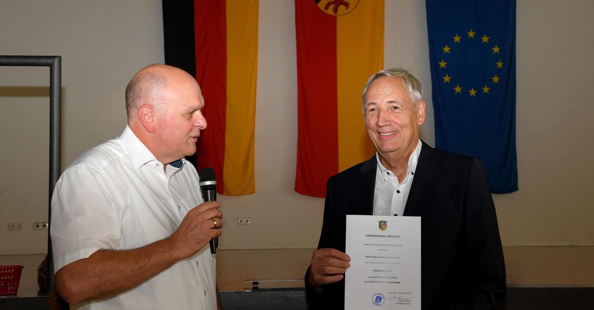 Thomas Zimmerer ist jetzt Undenheims Ortsbürgermeister