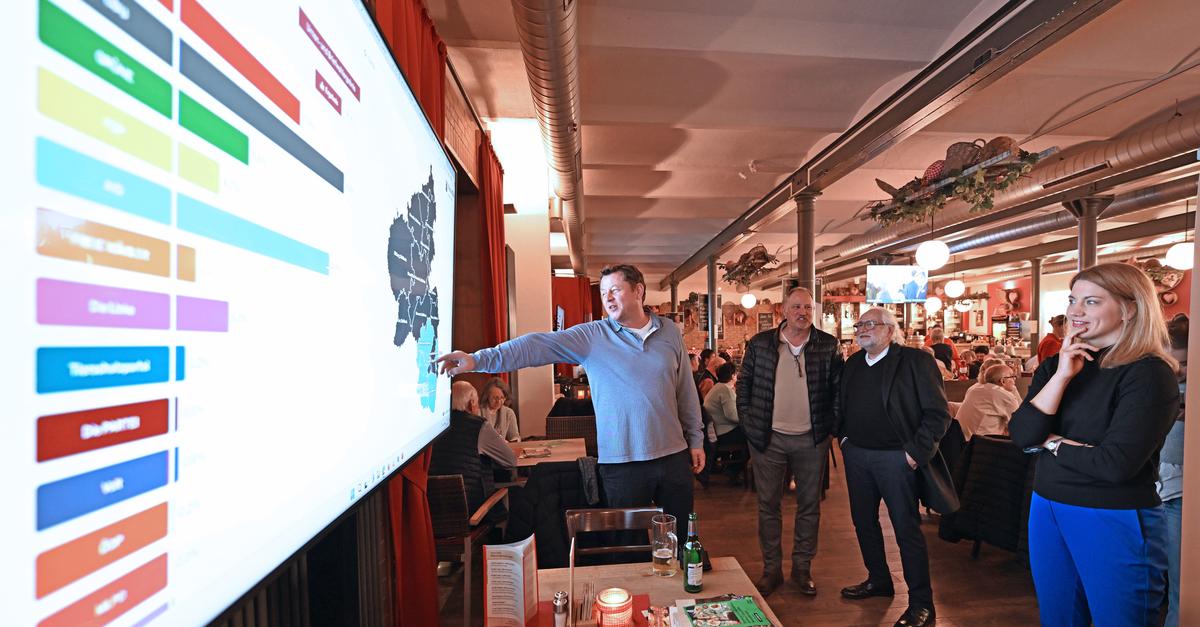 Wahlabend mit angezogener Handbremse