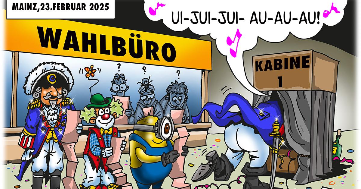 So sieht’s Wilinski: Kommt ein Clown ins Mainzer Wahllokal