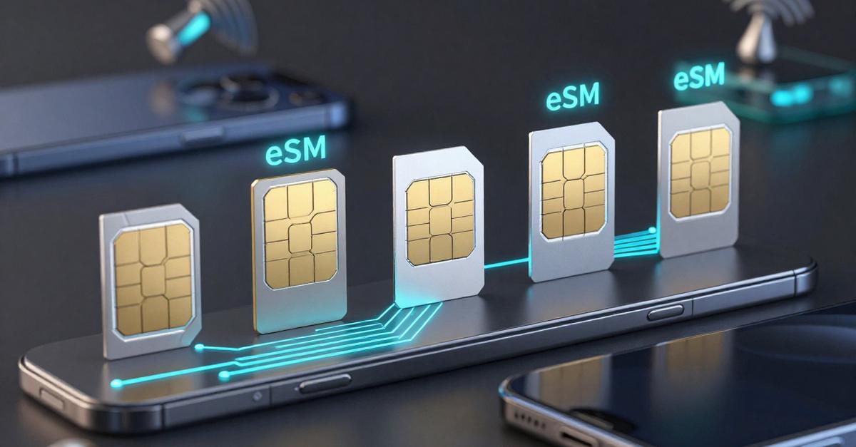 eSIM-Karte für Reisende: mobiles Internet ohne physische SIM