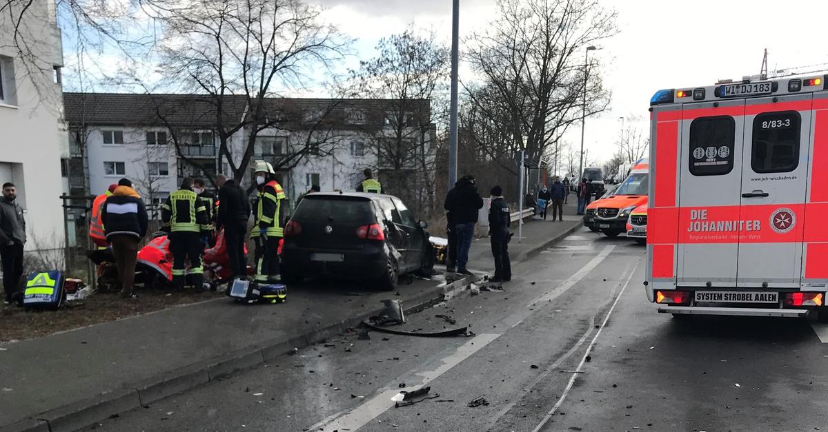 Schwerer Verkehrsunfall in Kostheim