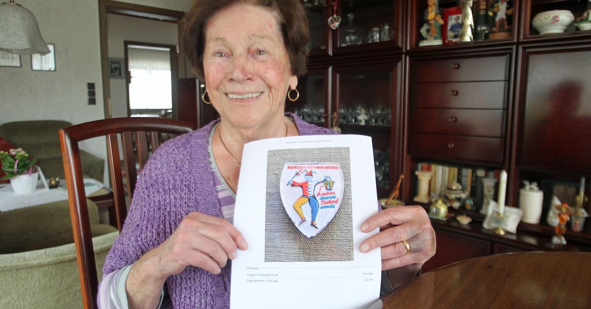 Vor 75 Jahren hat sie die ersten Mainzer Zugplakettchen verkauft