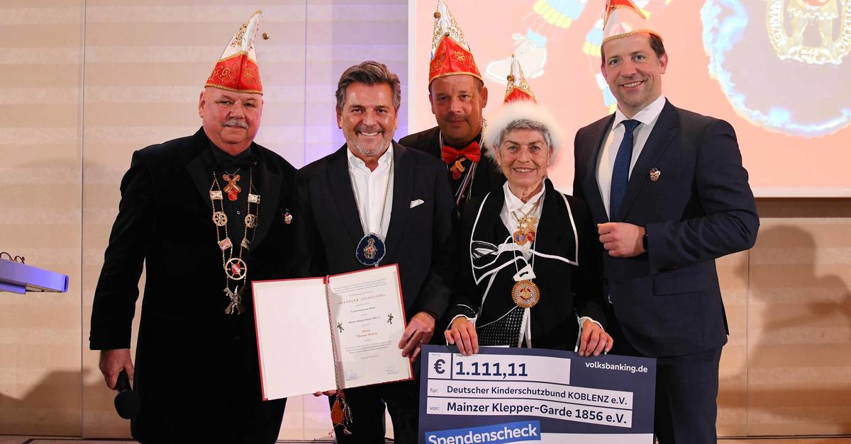 Thomas Anders mit „Meenzer Jockelche“ 2025 ausgezeichnet