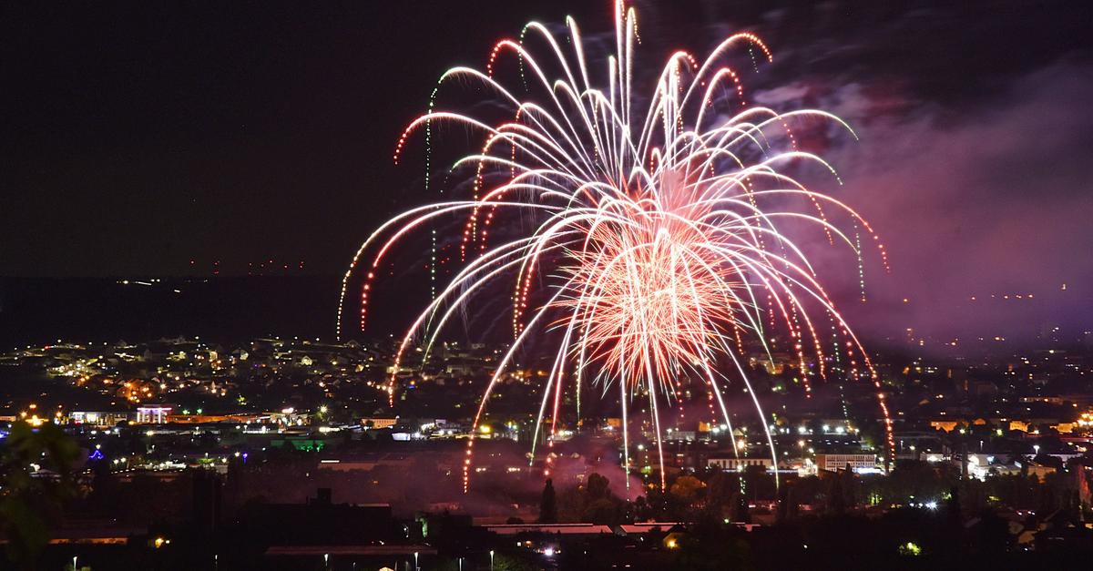 Kreuznacher Jahrmarkt endet mit spektakulärem Feuerwerk