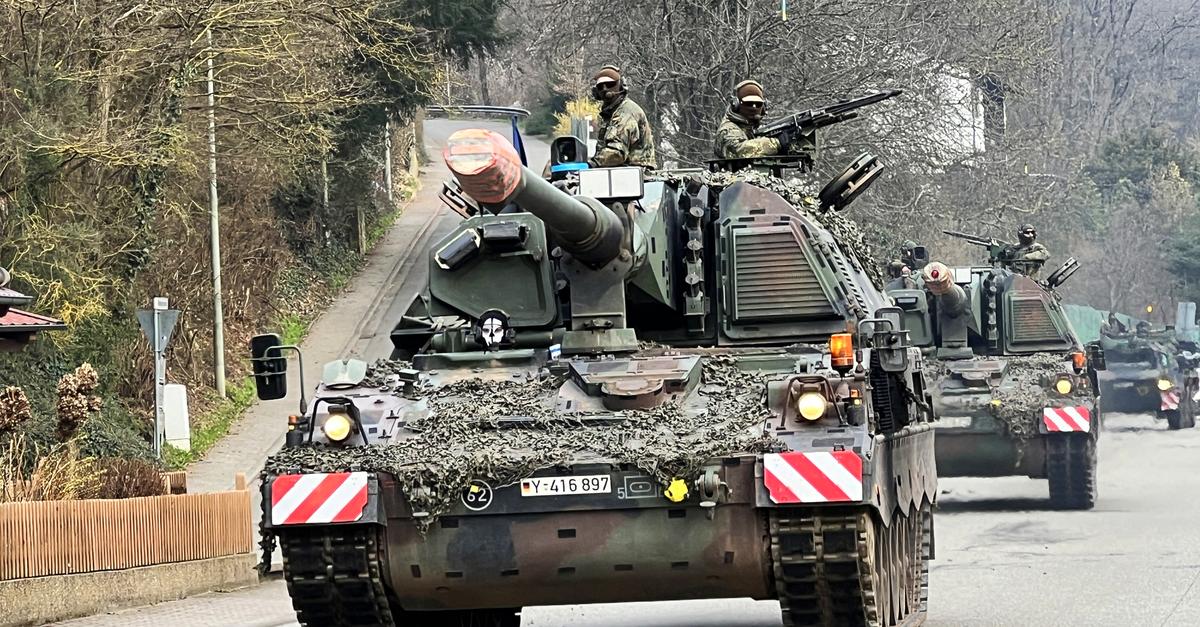 Nato-Großmanöver: Panzer in Bad Kreuznach unterwegs