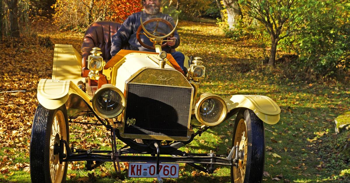 Ein Oldtimer-Fan und sein 110 Jahre alter Ford Speedster