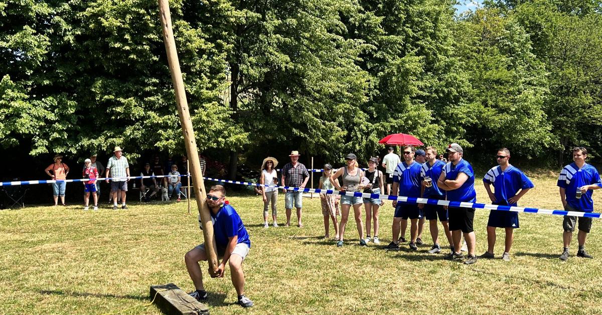 Spannende Wettkämpfe bei „Highland-Games“ in Gangloff