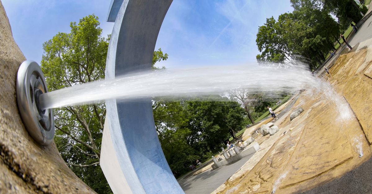 Erste Wasserspielplätze in Mainz wieder geöffnet