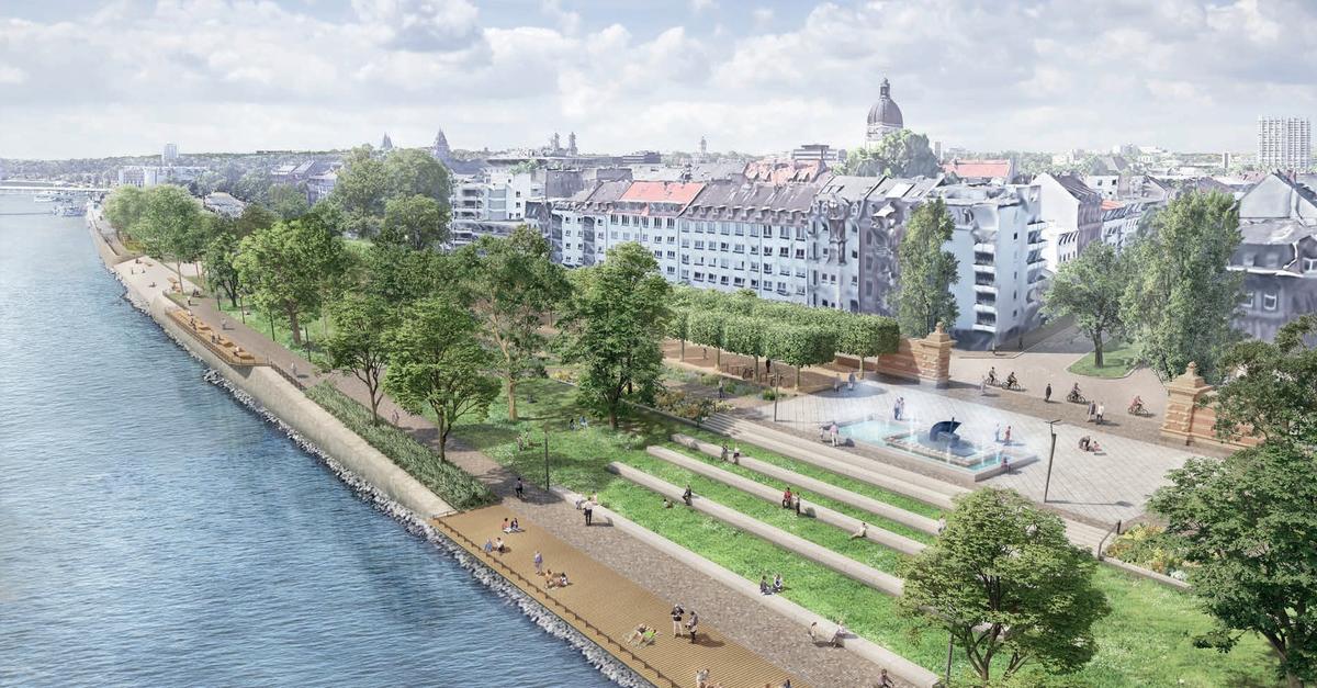 Rheinufersanierung in Mainz ohne Fördermittel unmöglich