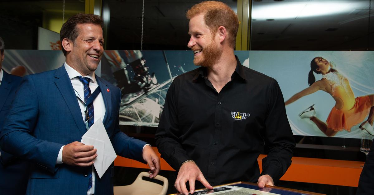 Mainzer OB Nino Haase hat Prinz Harry getroffen