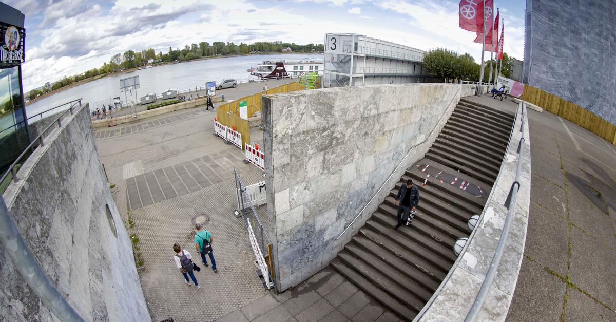 Mainzer Rheinufer: Freitreppe kommt