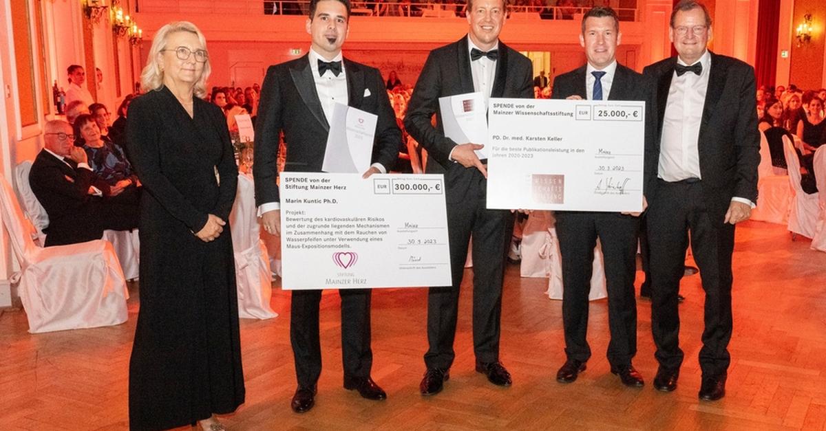 Mainzer Herzball: 300.000 Euro-Wissenschaftspreis übergeben