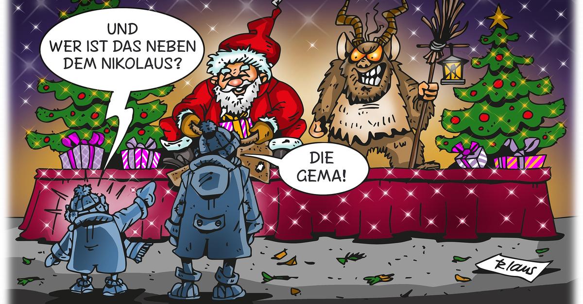 So sieht`s Wilinski: Fiese GEMA