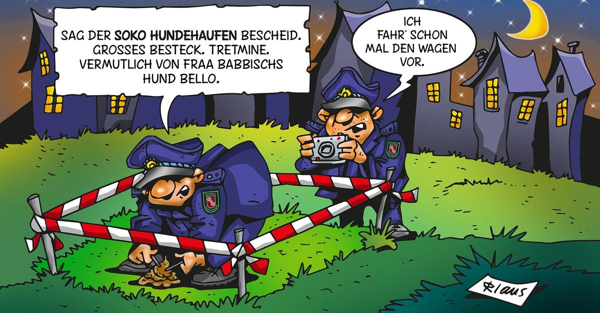 So sieht’s Wilinski: Dem Verbrechen auf der Spur