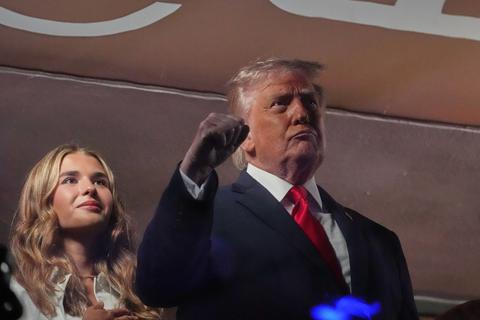 Pfiffe und Buh-Rufe für Trump bei NBA-Finals in New York